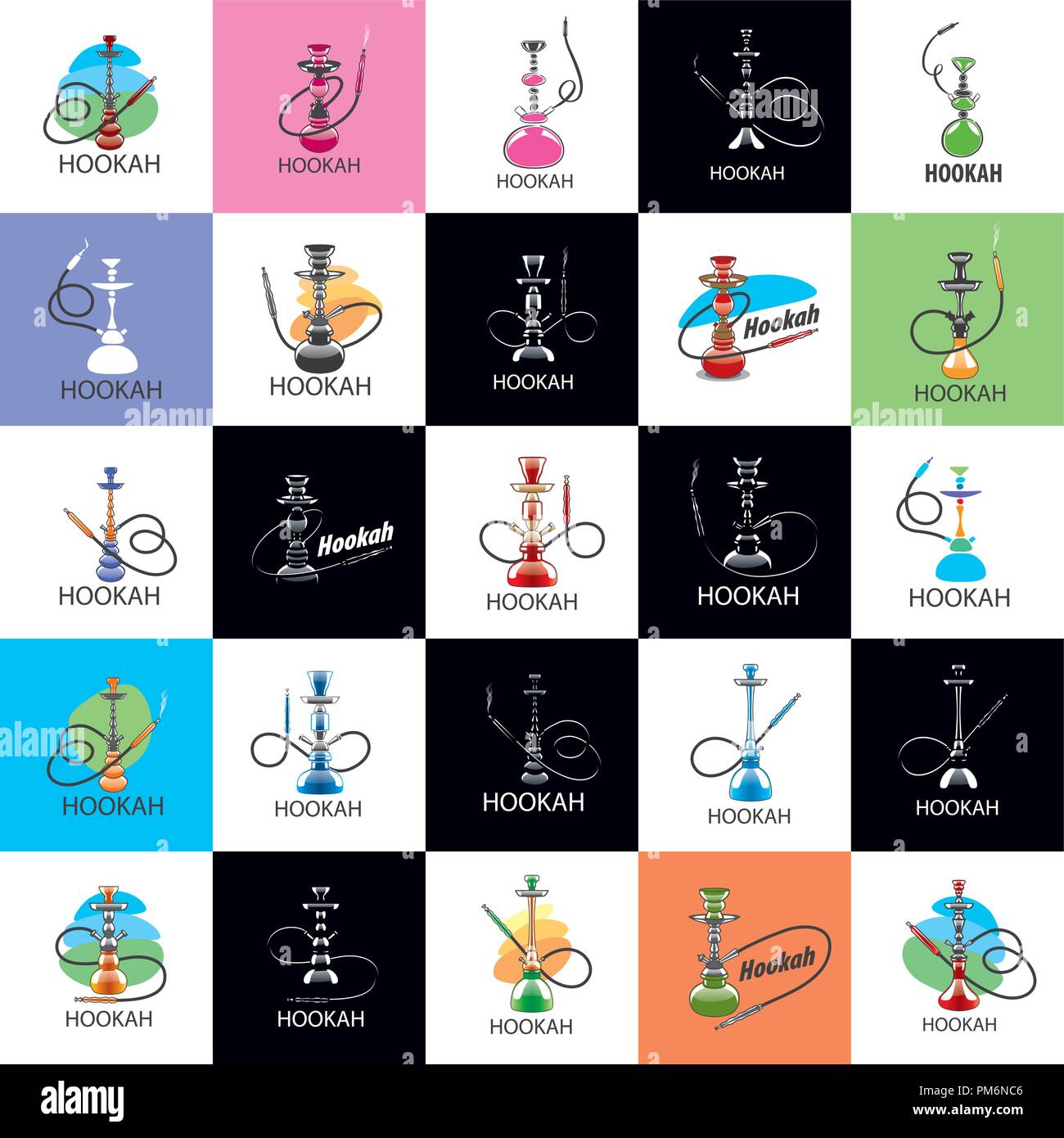 vector logo hookah Stock Vector Image & Art - Alamy