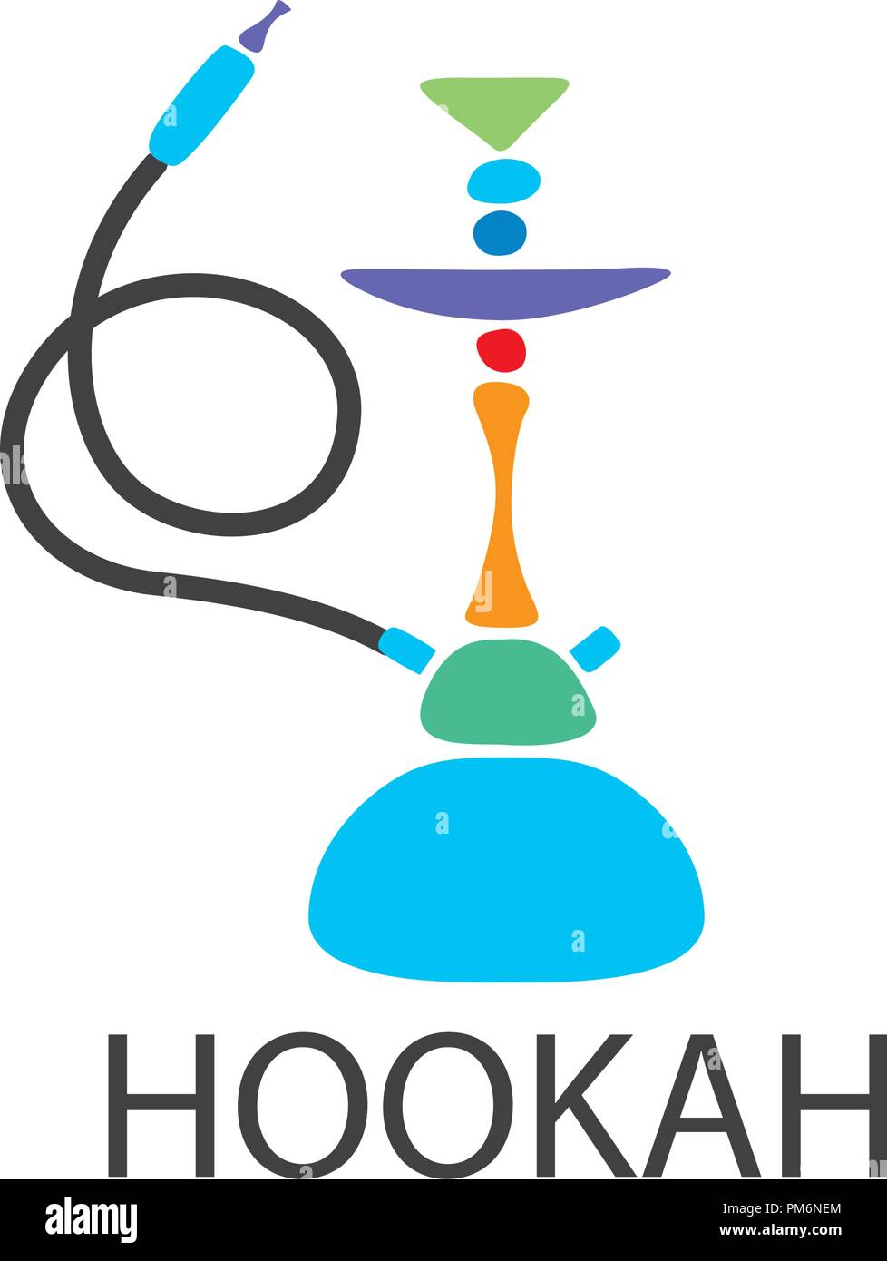 vector logo hookah Stock Vector Image & Art - Alamy