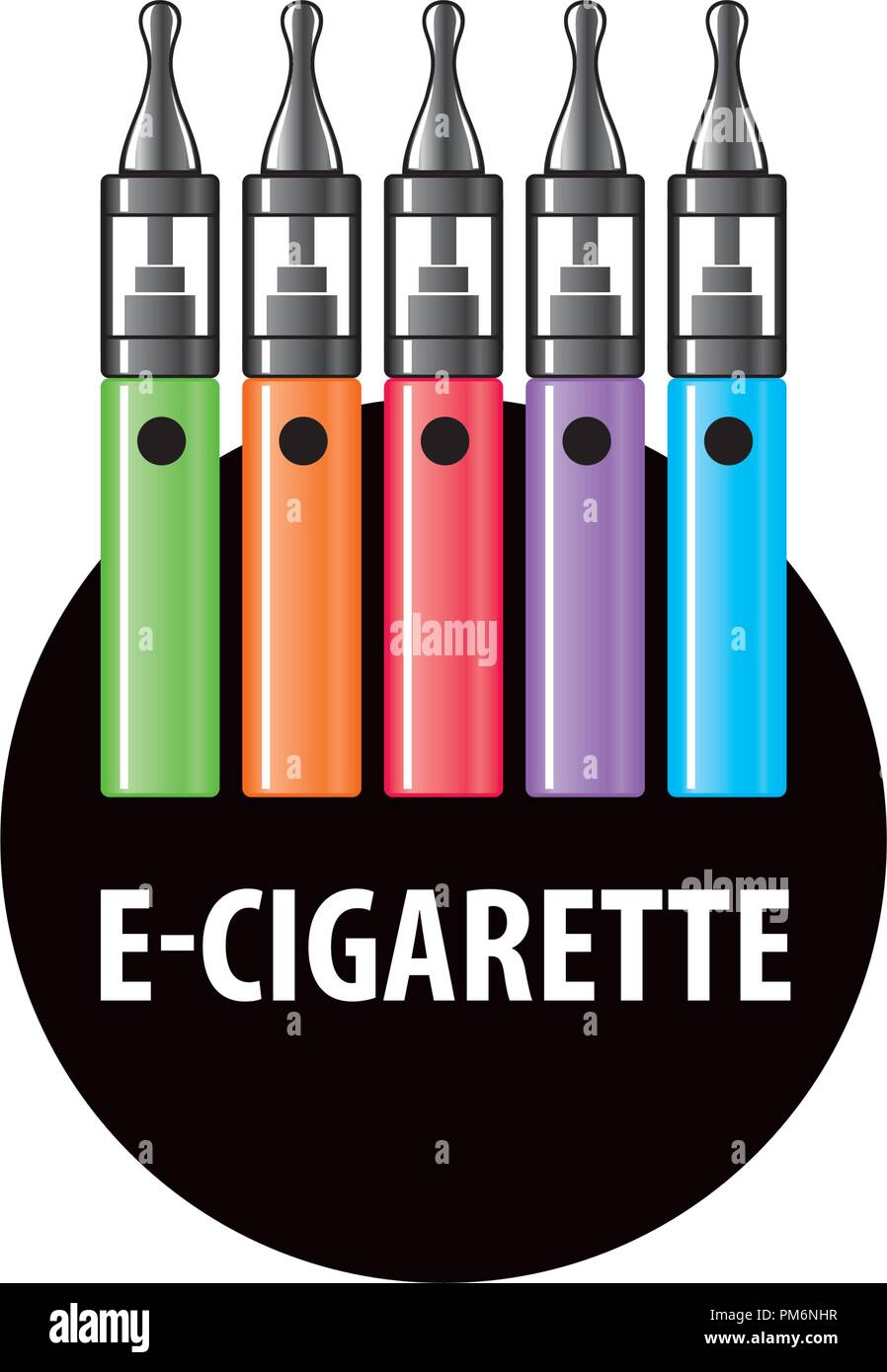 vector logo electronic cigarette Stock Vector Image & Art - Alamy