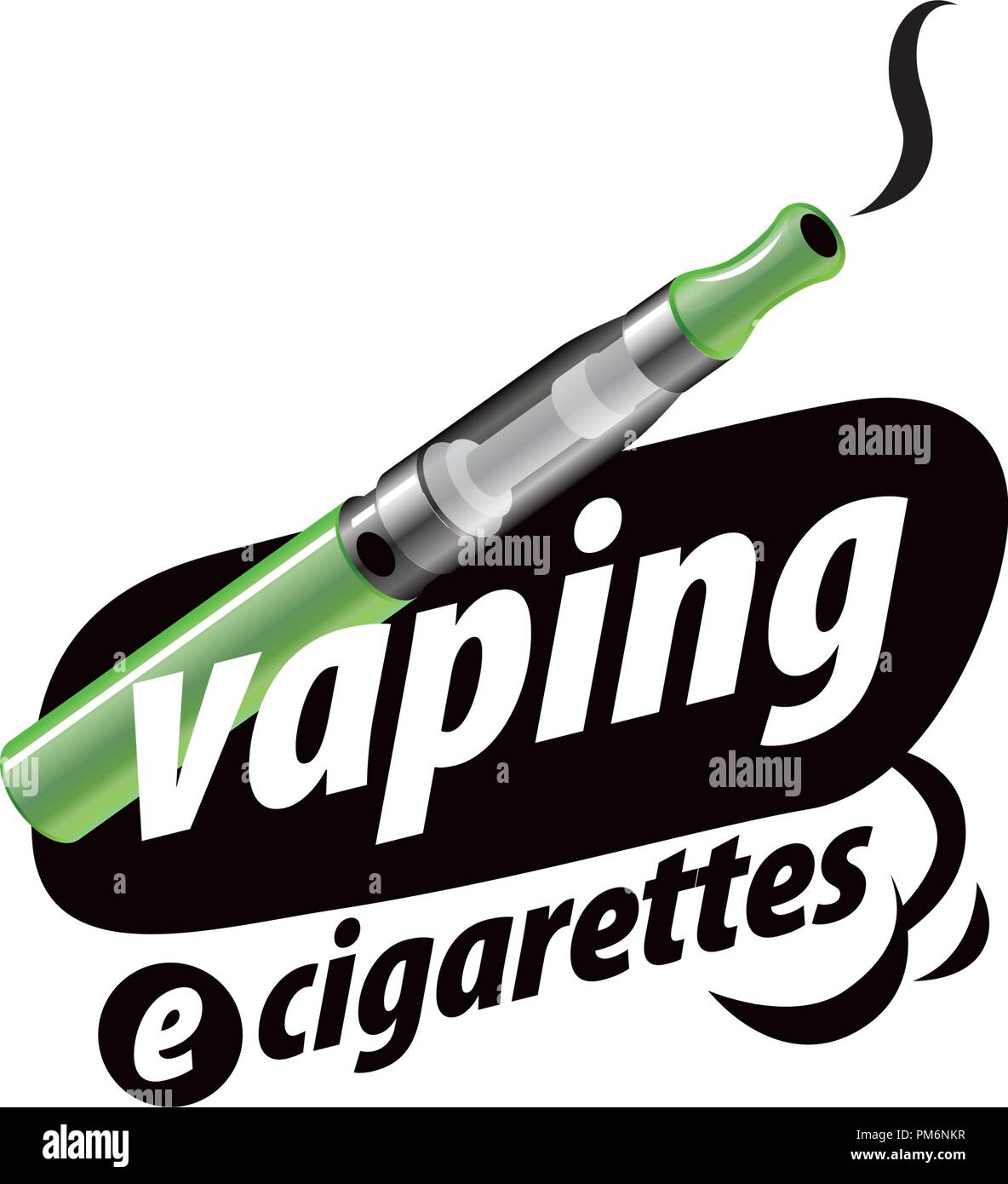 vector logo electronic cigarette Stock Vector Image & Art - Alamy