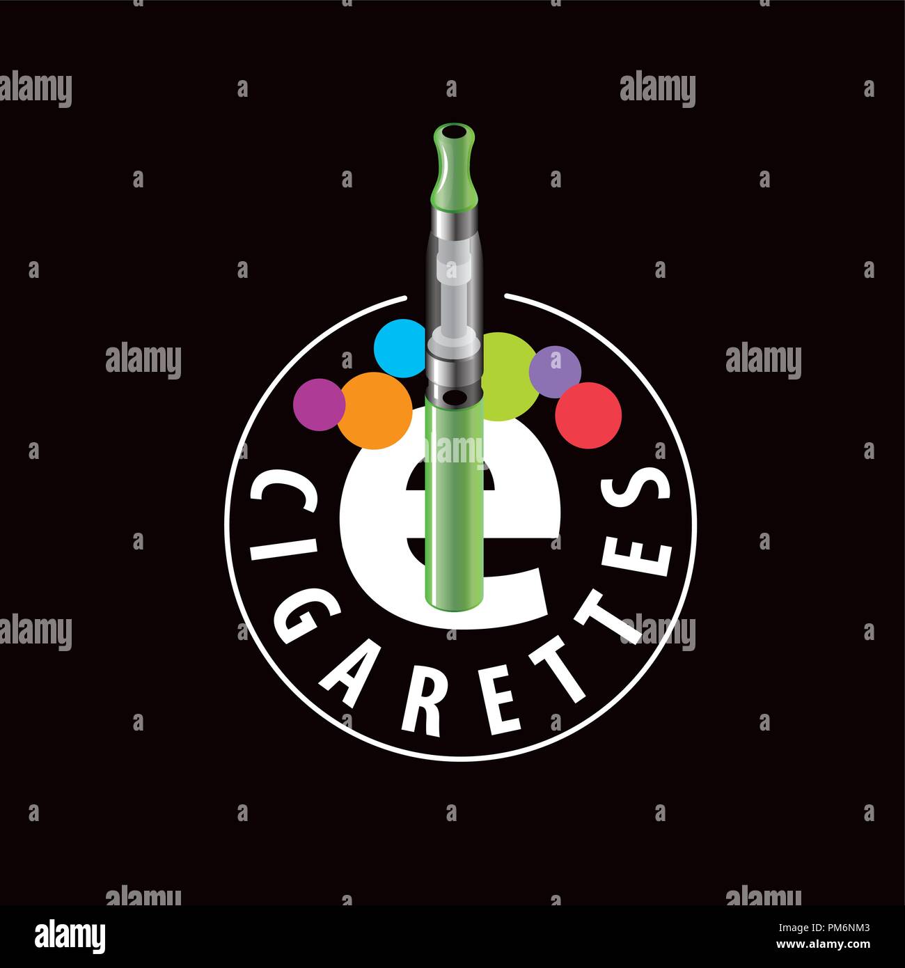 vector logo electronic cigarette Stock Vector Image & Art - Alamy