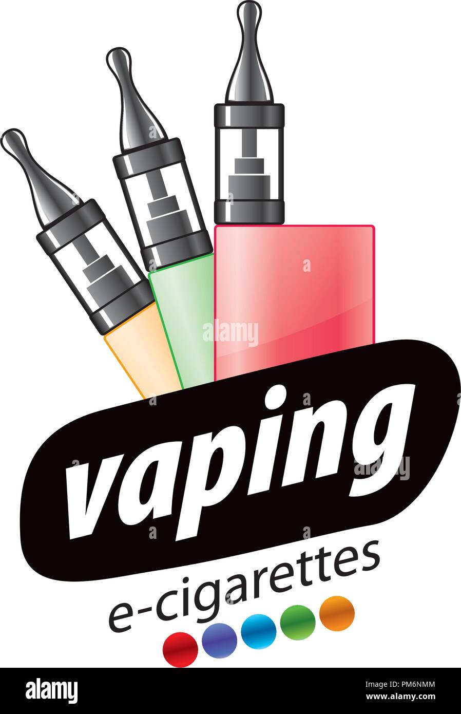 vector logo electronic cigarette Stock Vector Image & Art - Alamy