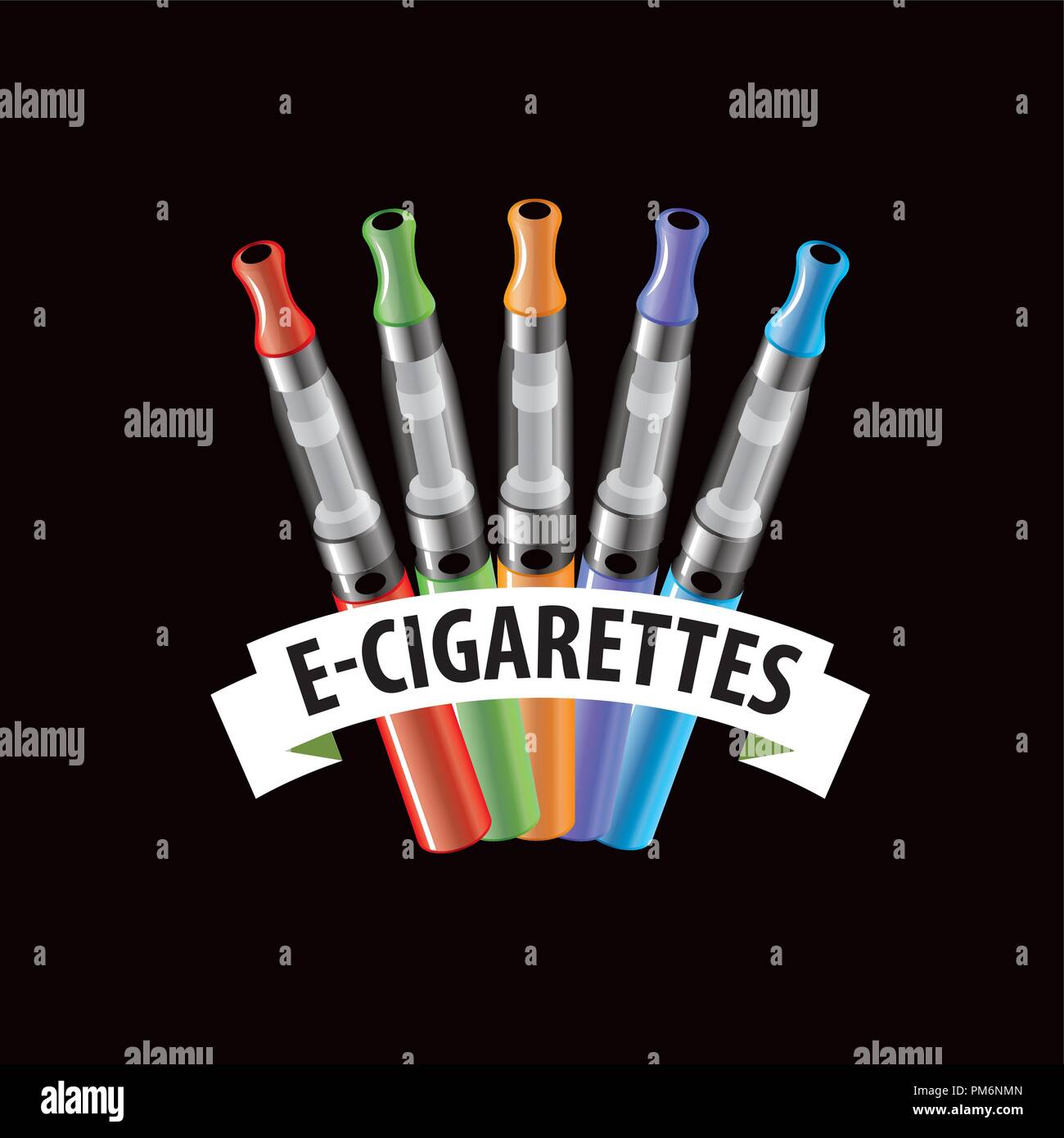 vector logo electronic cigarette Stock Vector Image & Art - Alamy
