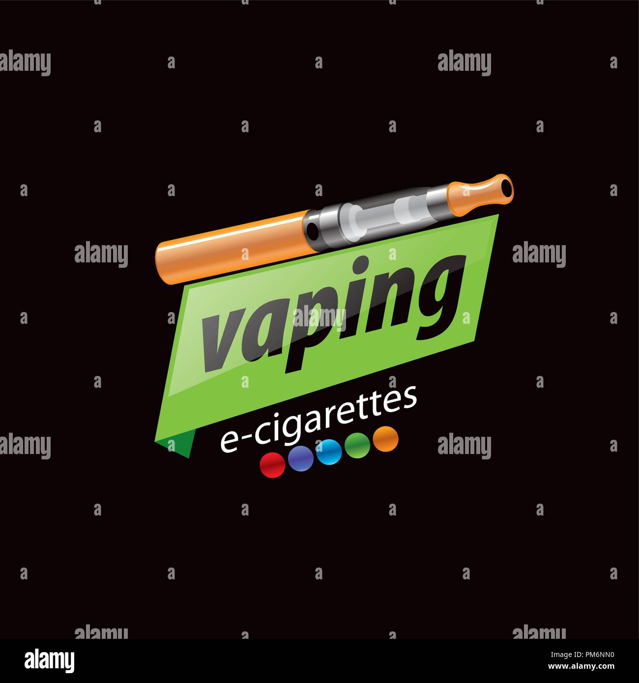 vector logo electronic cigarette Stock Vector Image & Art - Alamy