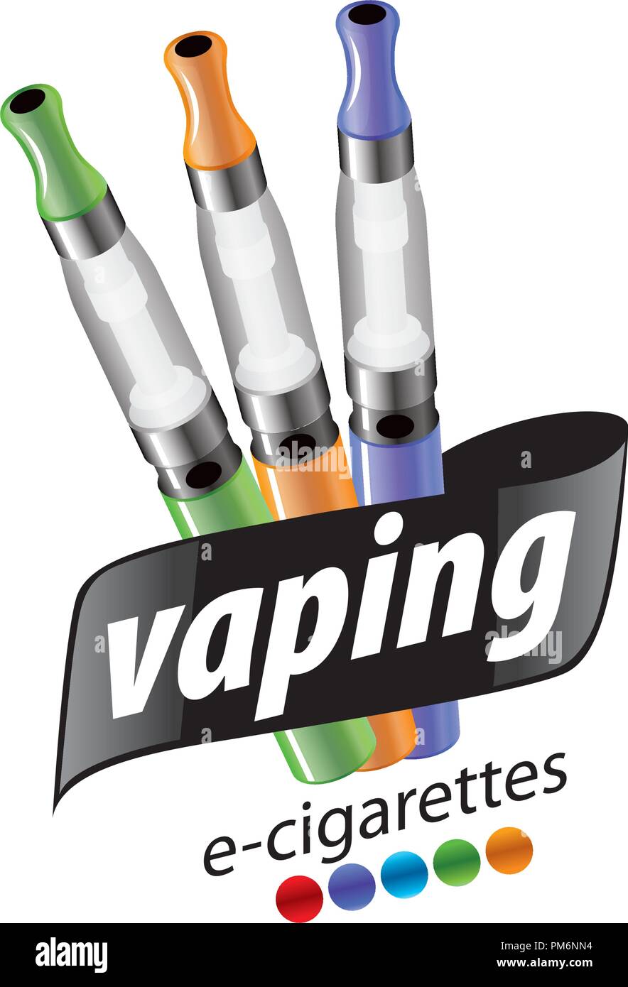 vector logo electronic cigarette Stock Vector Image & Art - Alamy