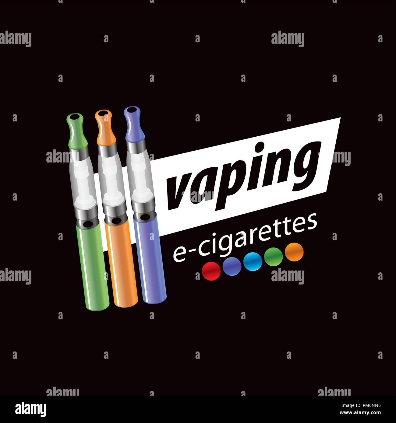 vector logo electronic cigarette Stock Vector Image & Art - Alamy