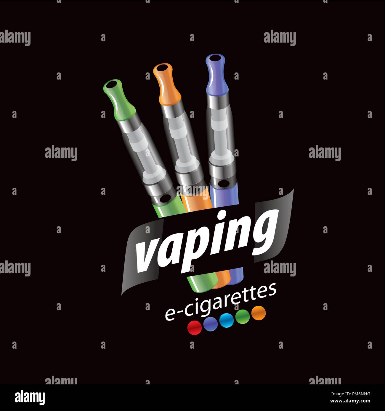 vector logo electronic cigarette Stock Vector Image & Art - Alamy