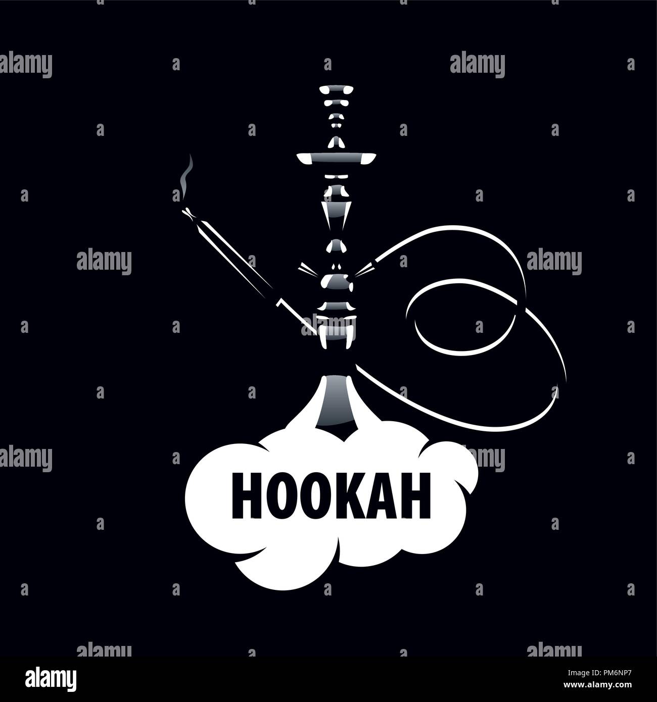 vector logo hookah Stock Vector Image & Art - Alamy