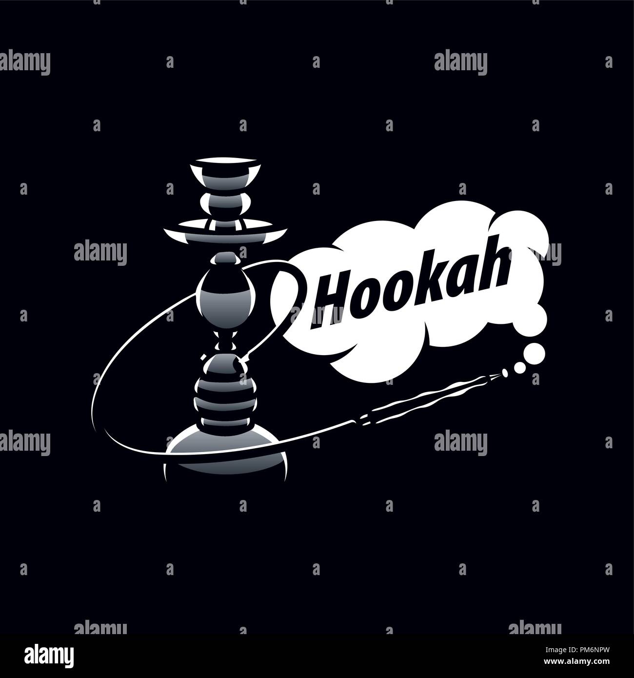 vector logo hookah Stock Vector Image & Art - Alamy