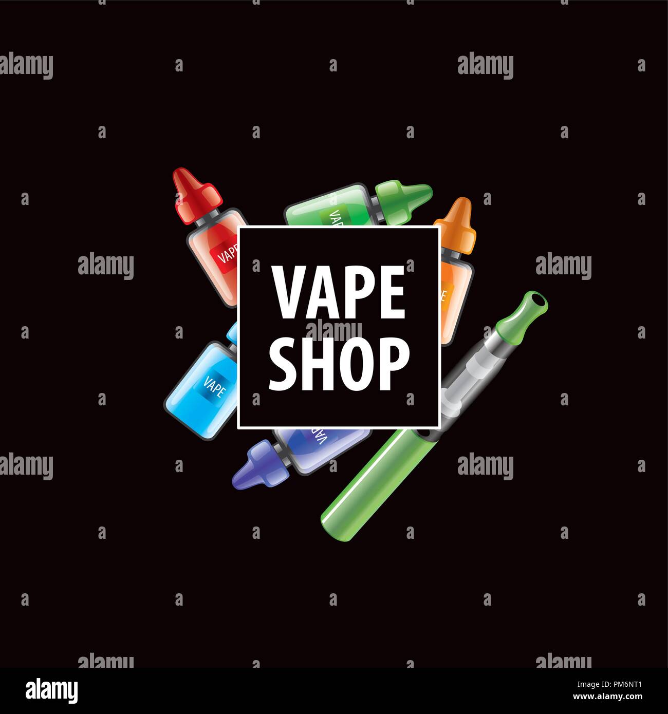 E cigarettes store Stock Vector Images - Alamy