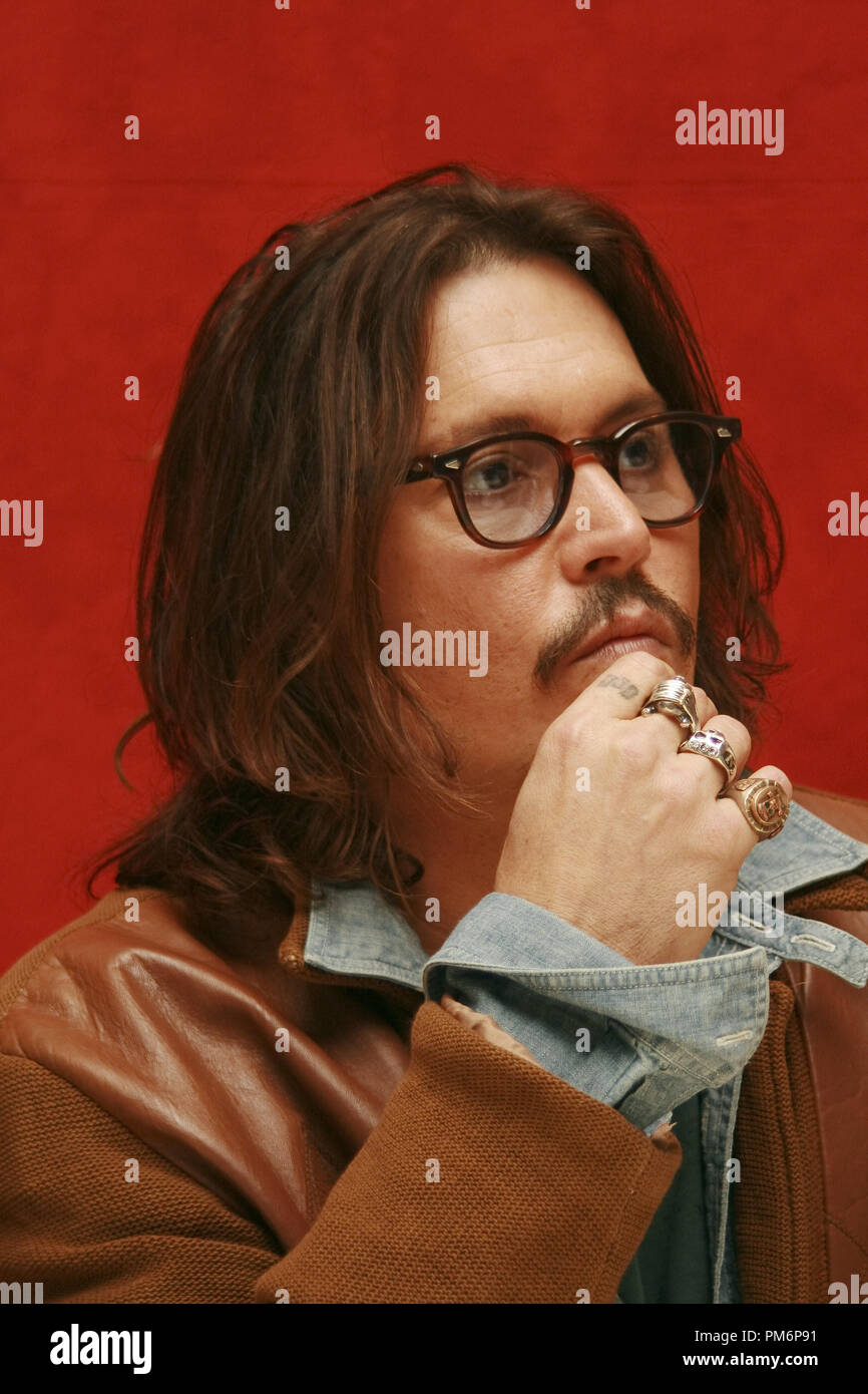 Johnny Depp "Rango" Portrait Session, February 14, 2011. Reproduction ...