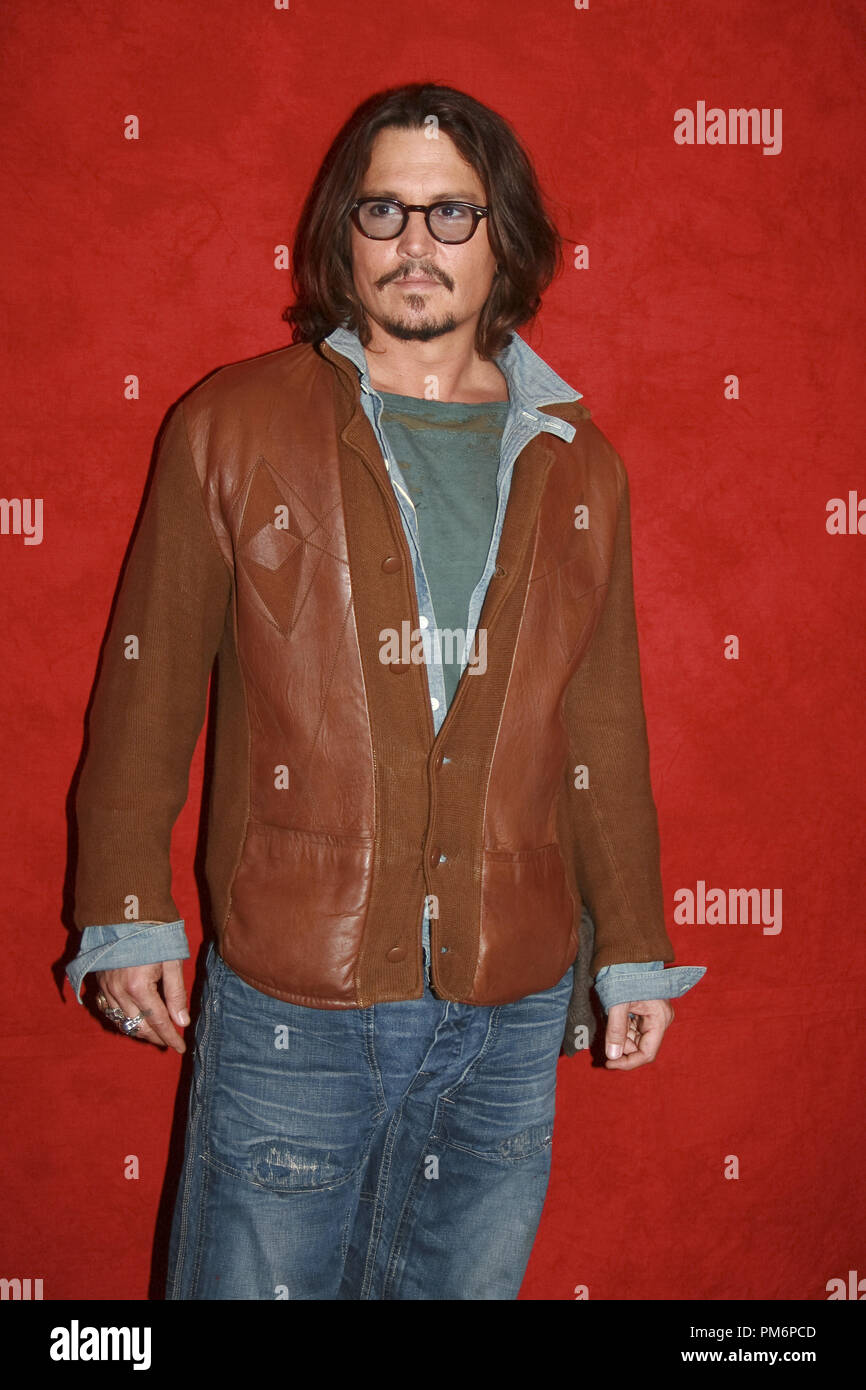 Johnny Depp "Rango" Portrait Session, February 14, 2011. Reproduction ...