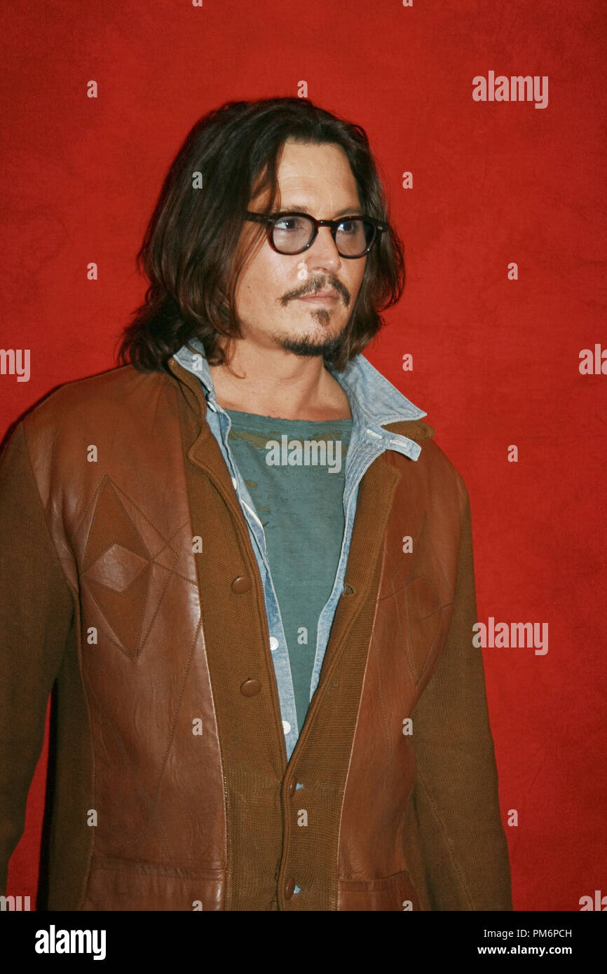 Johnny Depp "Rango" Portrait Session, February 14, 2011. Reproduction ...