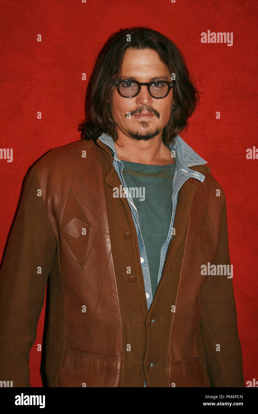 Johnny Depp "Rango" Portrait Session, February 14, 2011. Reproduction ...