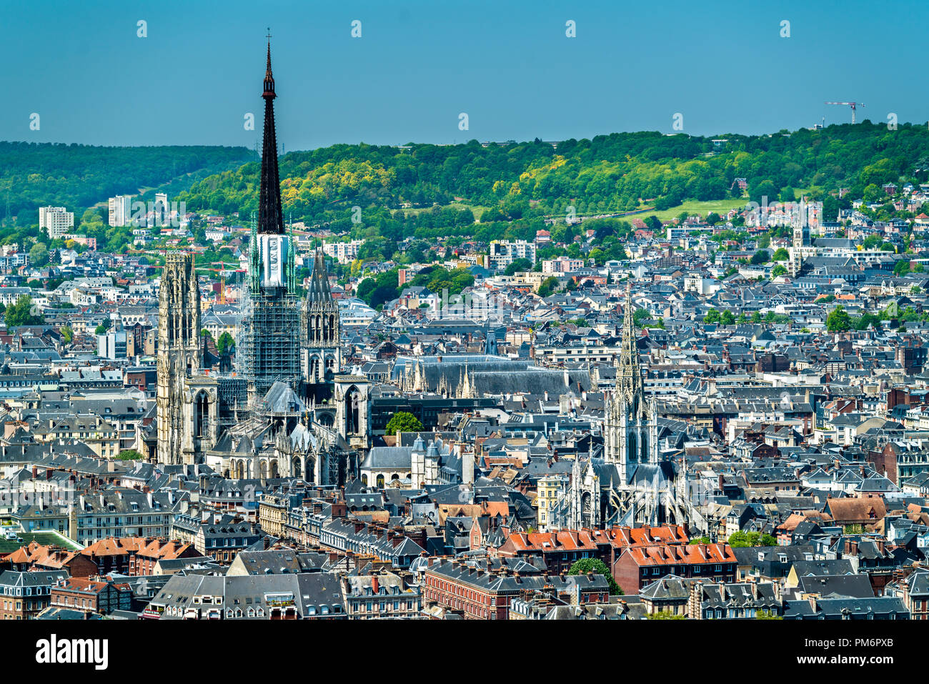 Rouen france skyline hi-res stock photography and images - Alamy