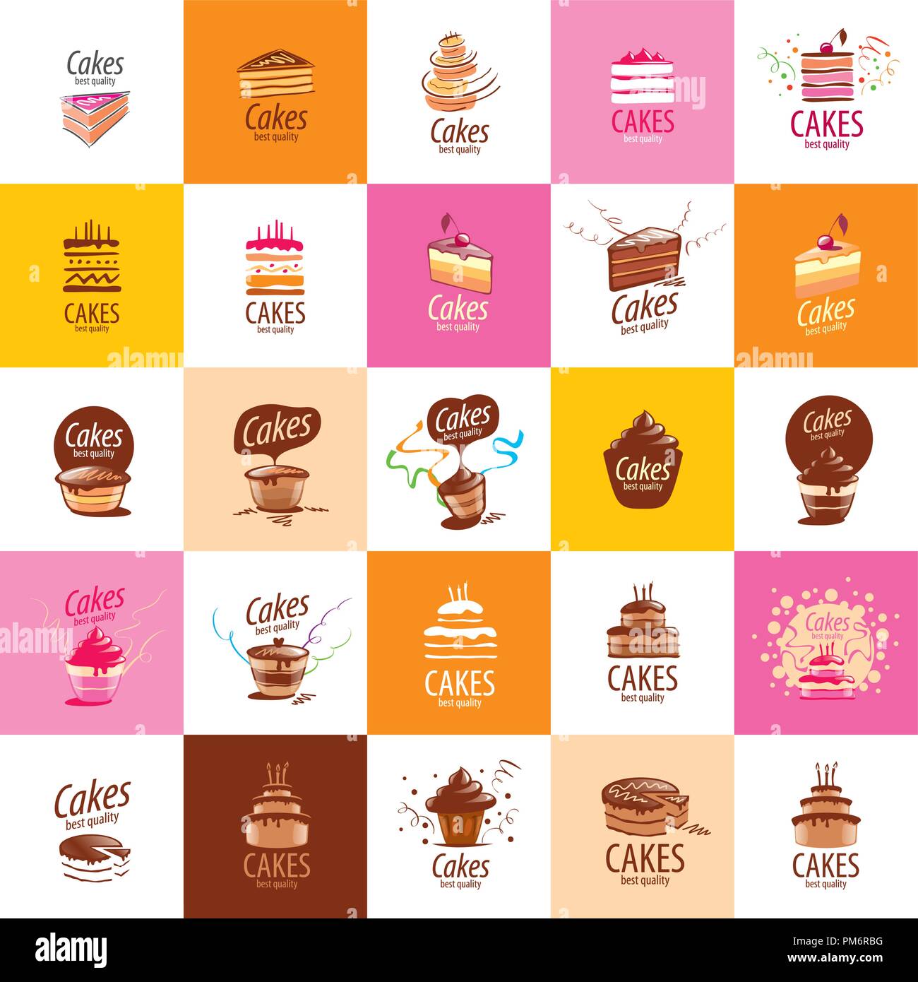 vector cake logo Stock Vector Image & Art - Alamy