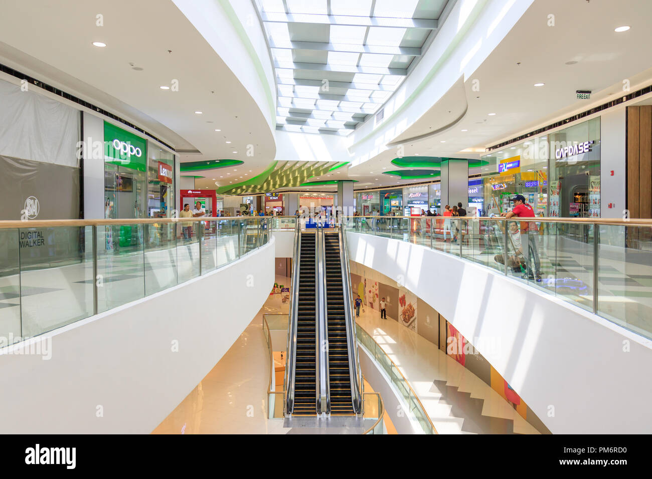 Cebu City, Philippines - August 25, 2016: Inside SM Seaside City Cebu ...