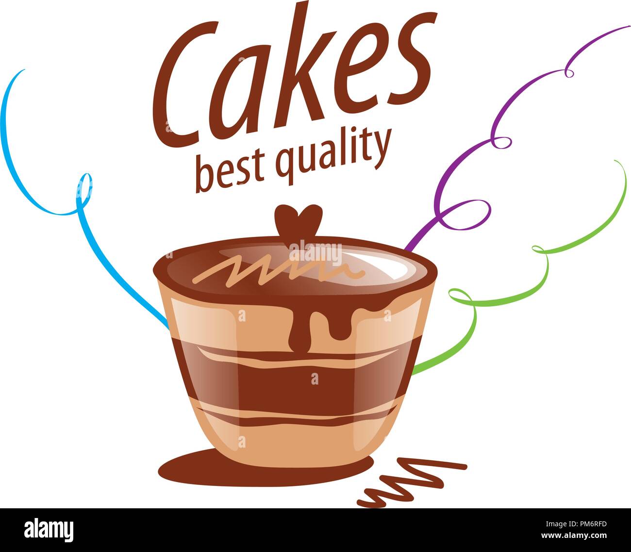 vector cake logo Stock Vector Image & Art - Alamy