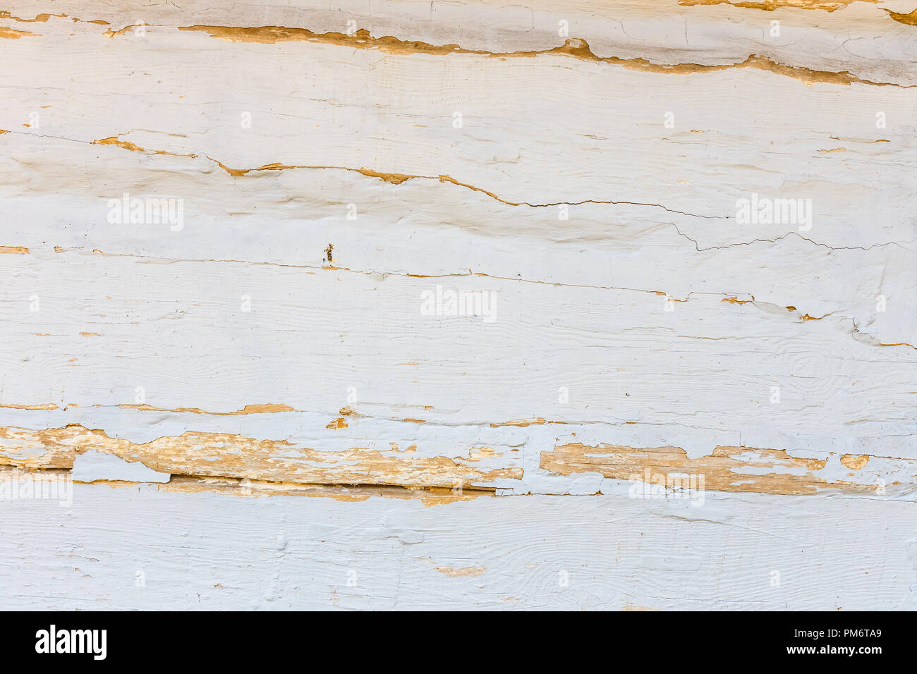 Wall of the house built of bleached beams as background Stock Photo - Alamy