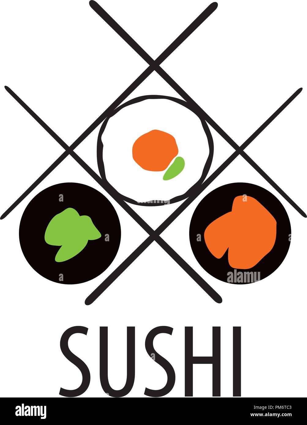 vector sushi logo Stock Vector Image & Art - Alamy