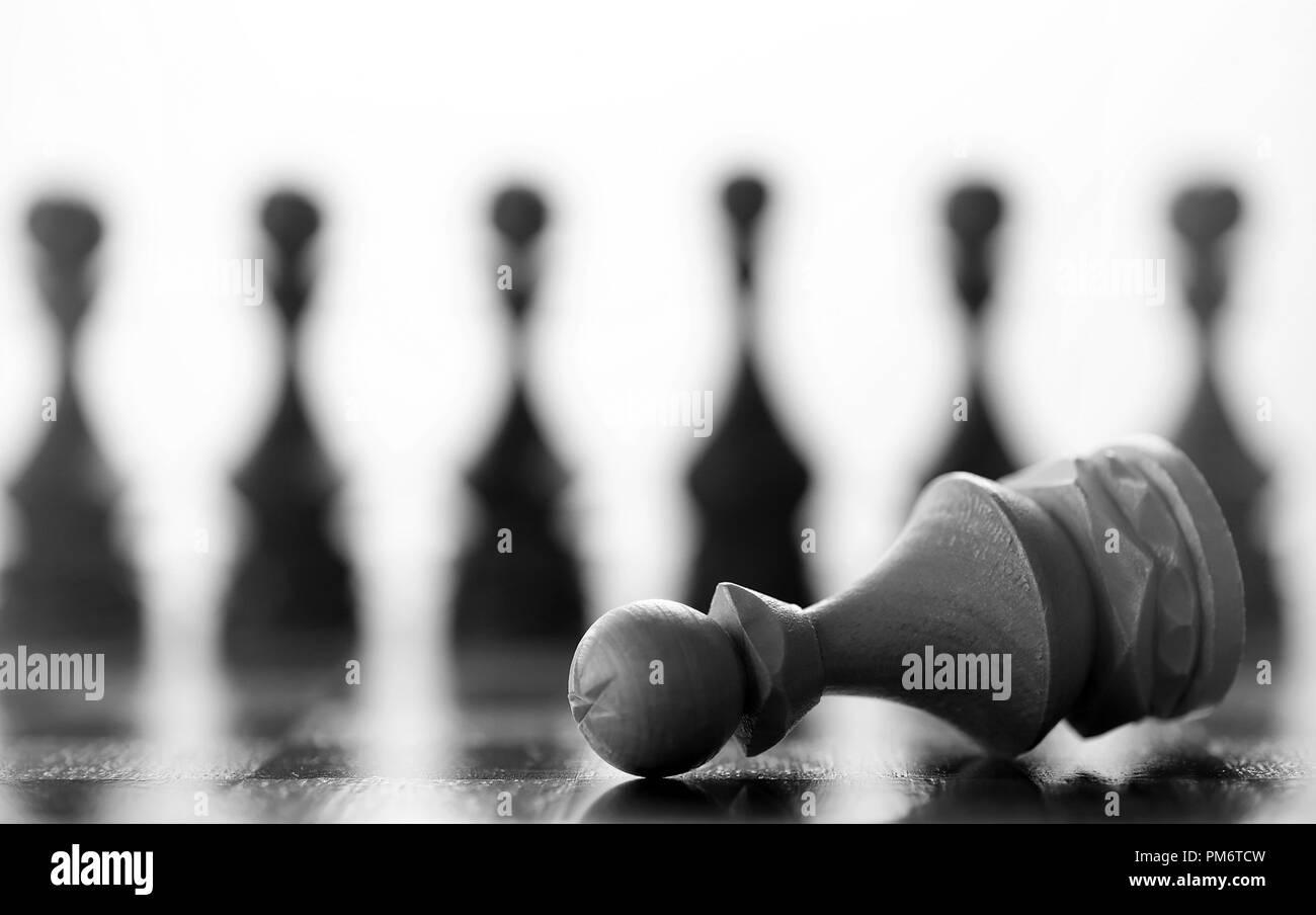 chess piece pawn on board Stock Photo - Alamy