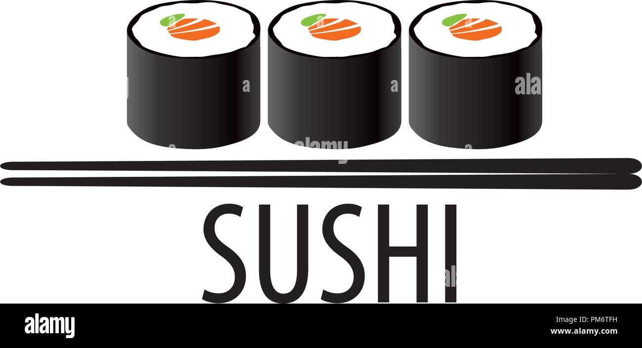 vector sushi logo Stock Vector Image & Art - Alamy