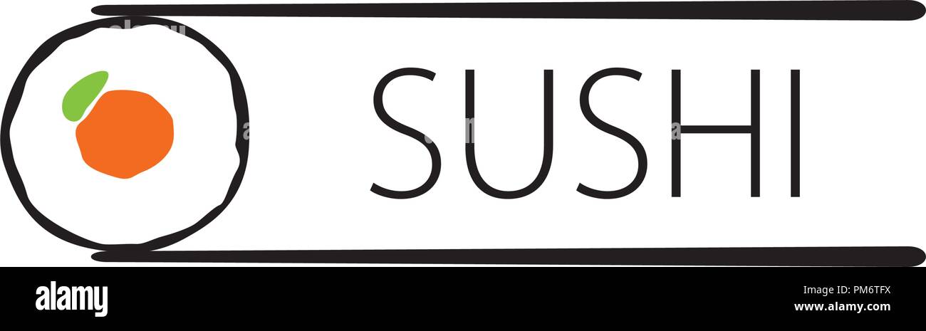 vector sushi logo Stock Vector Image & Art - Alamy