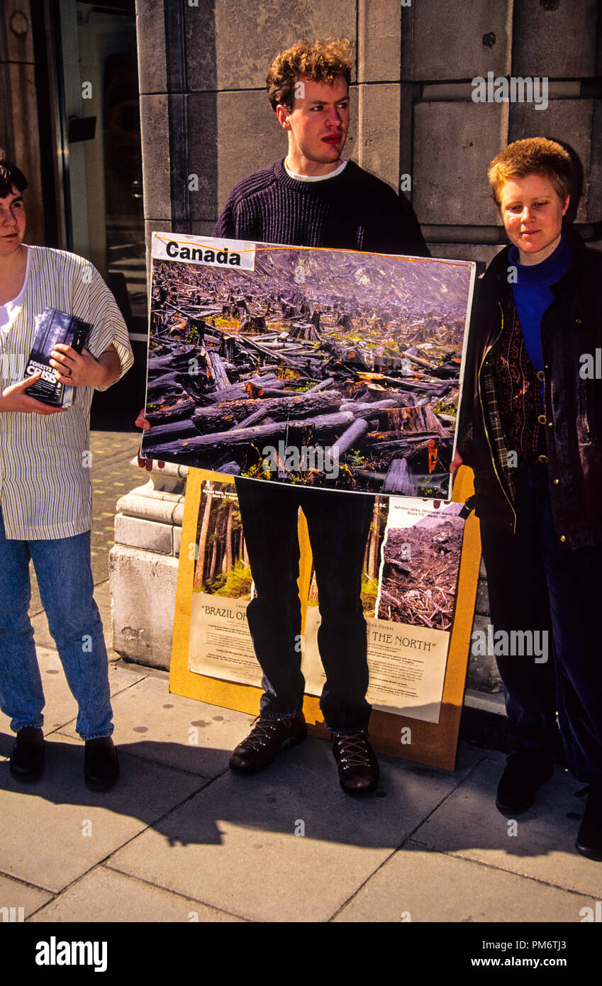 Anti logging protest hi-res stock photography and images - Alamy