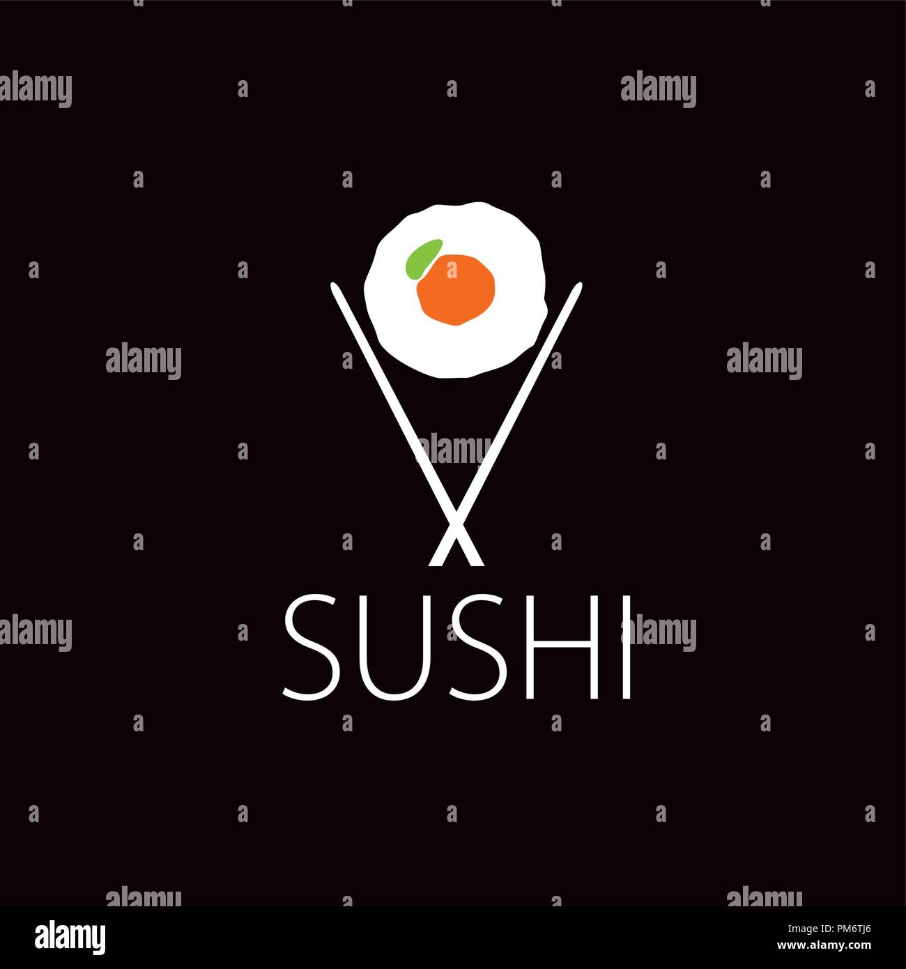 vector sushi logo Stock Vector Image & Art - Alamy