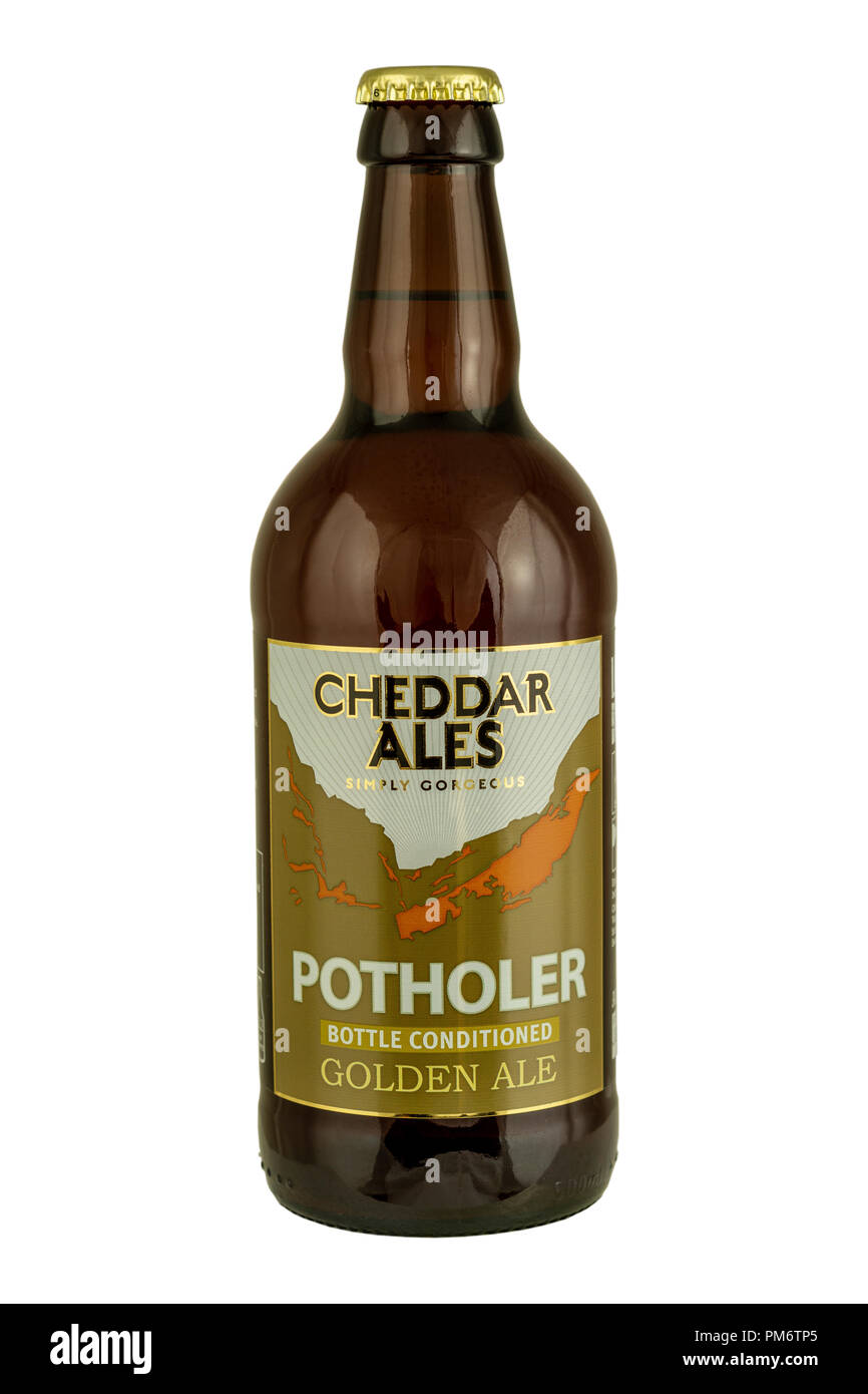 Cheddar Ales - Potholer Bottled Beer Stock Photo - Alamy