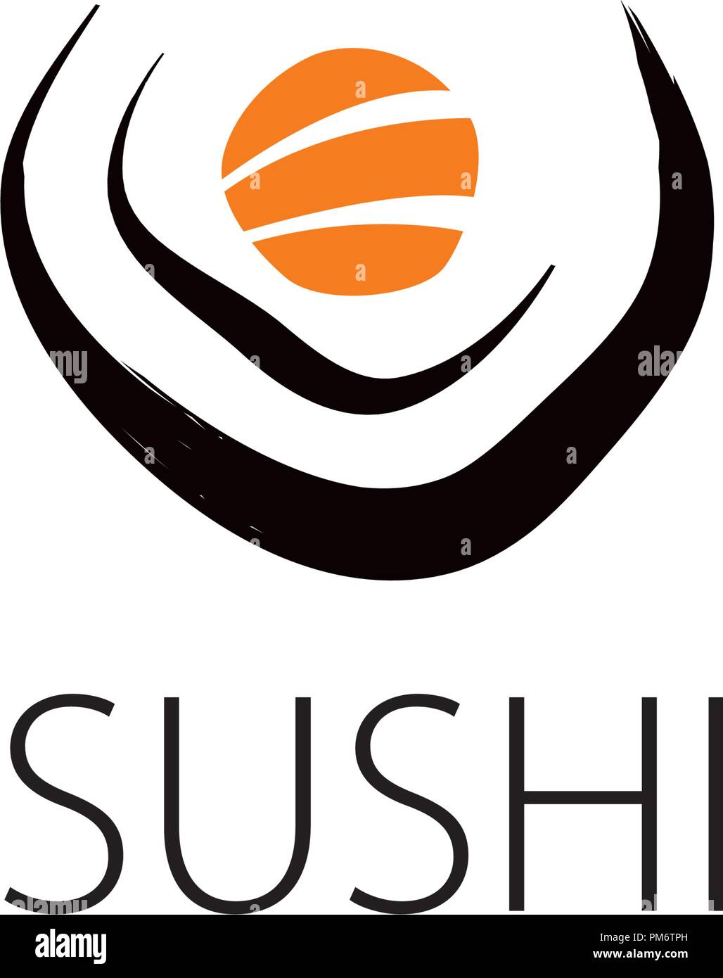 vector sushi logo Stock Vector Image & Art - Alamy