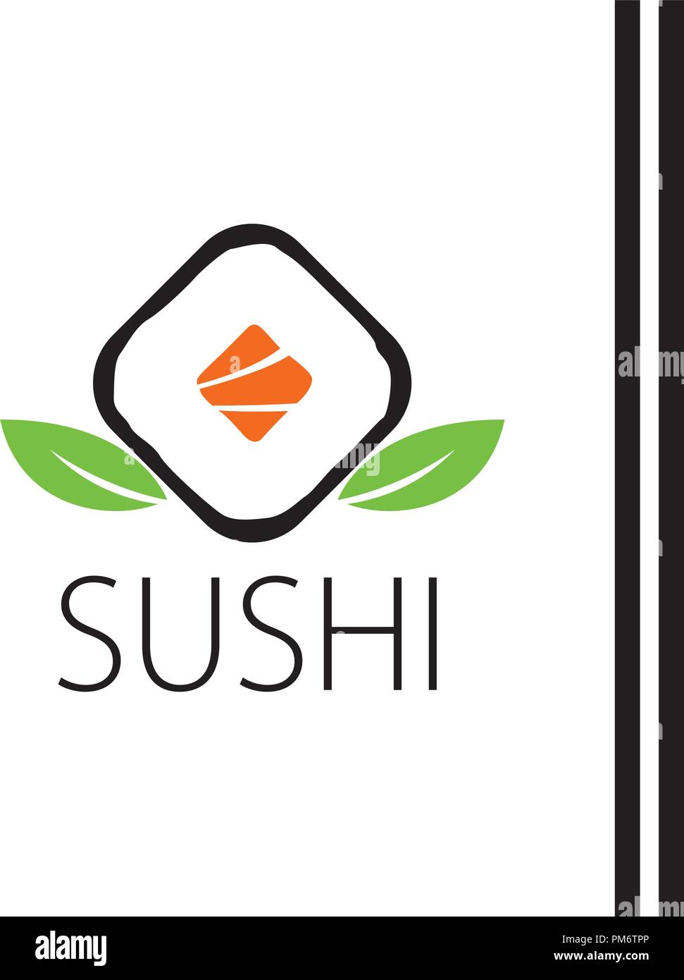 vector sushi logo Stock Vector Image & Art - Alamy