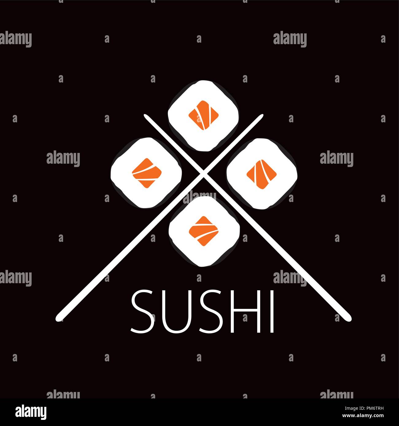 vector sushi logo Stock Vector Image & Art - Alamy