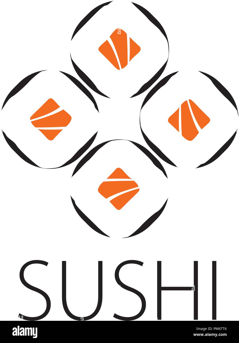 vector sushi logo Stock Vector Image & Art - Alamy