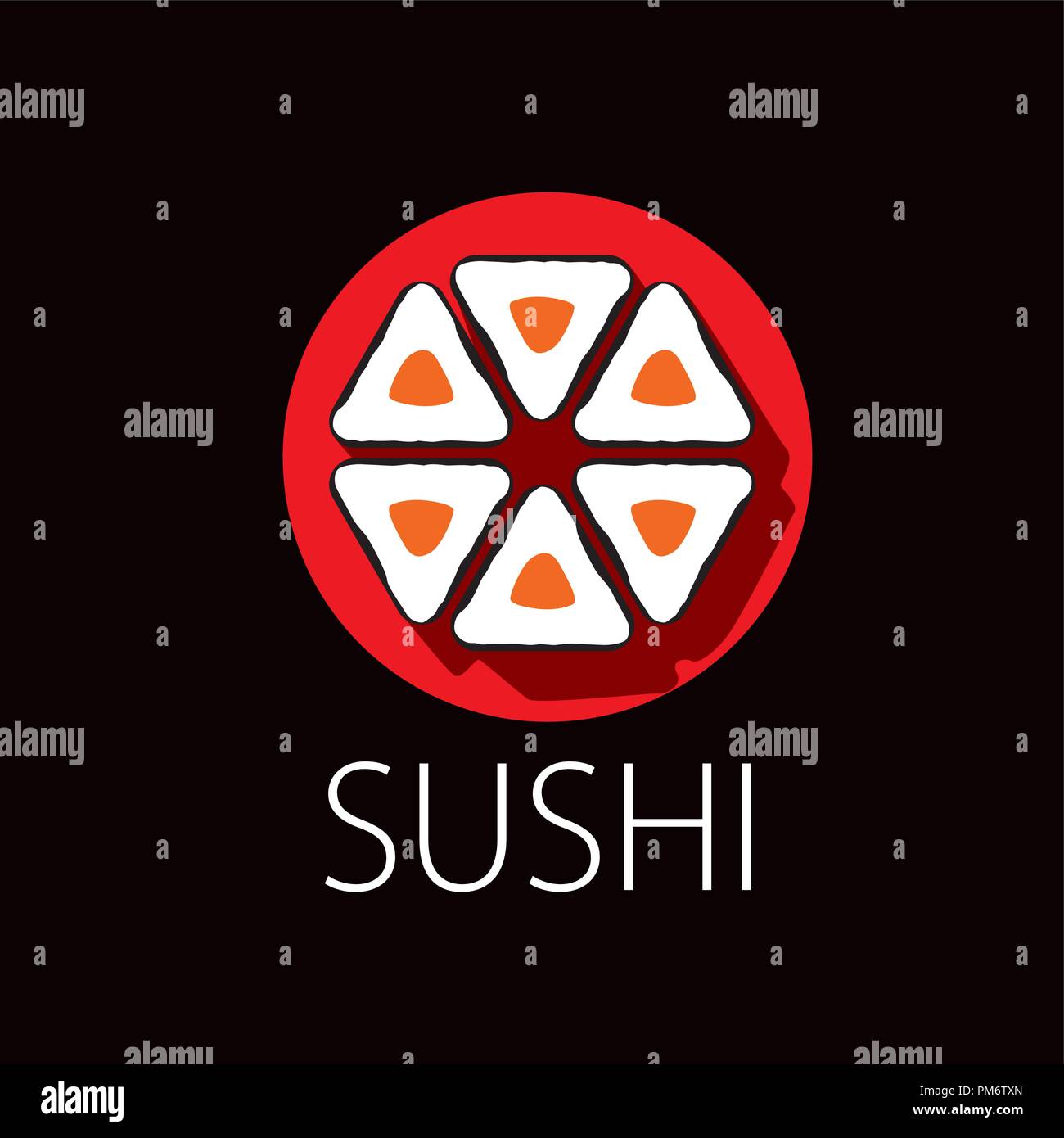 vector sushi logo Stock Vector Image & Art - Alamy