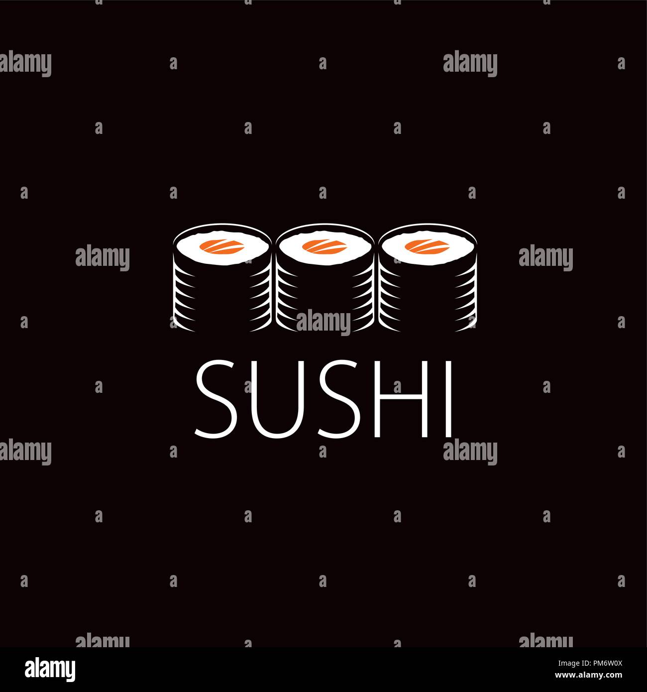 vector sushi logo Stock Vector Image & Art - Alamy