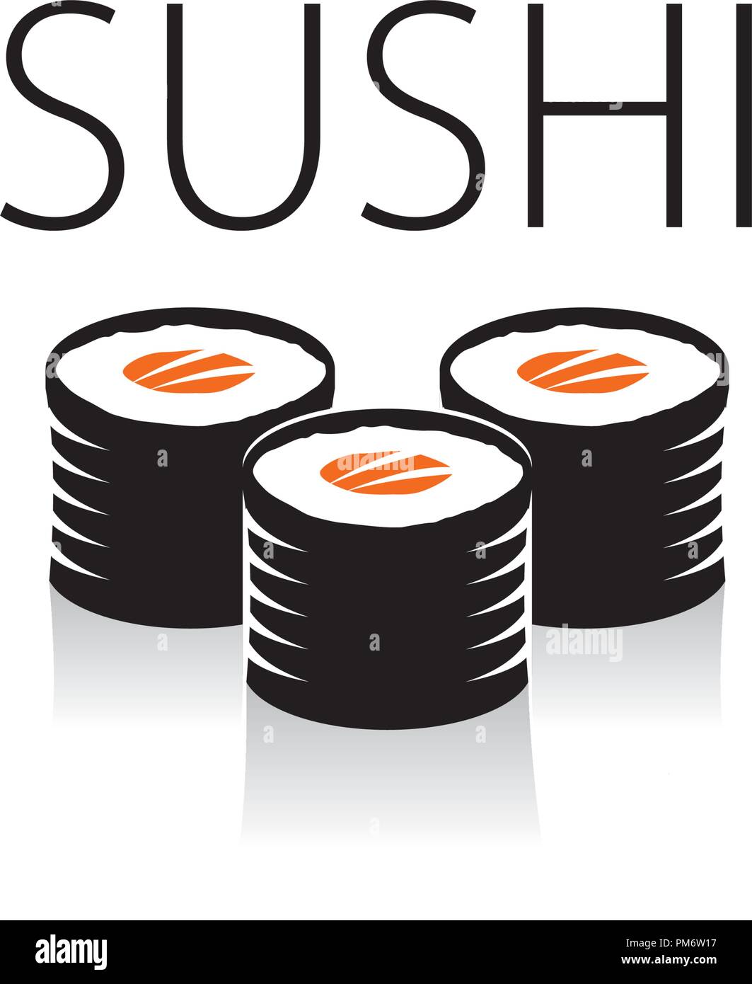 vector sushi logo Stock Vector Image & Art - Alamy