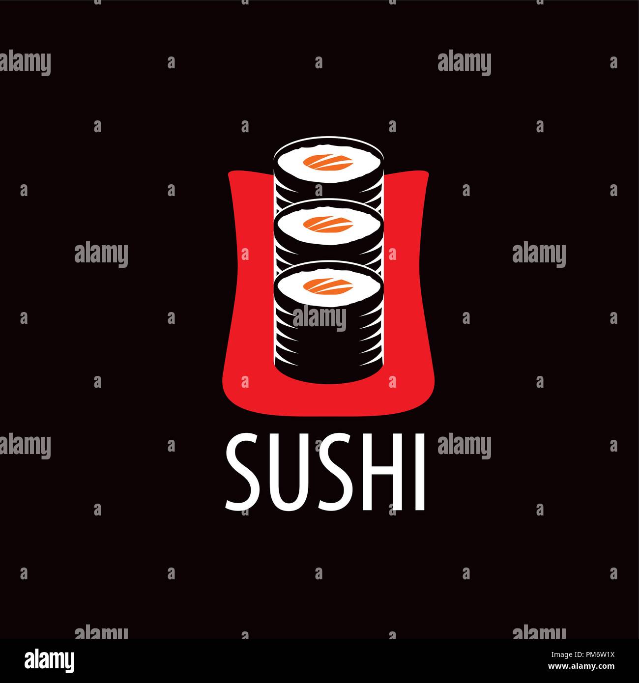 vector sushi logo Stock Vector Image & Art - Alamy