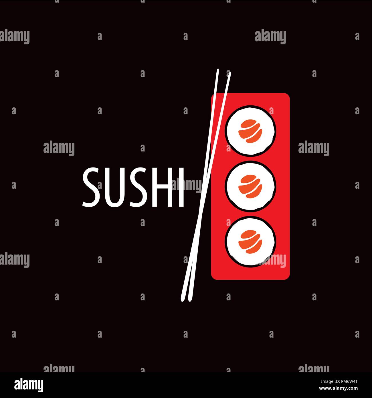 vector sushi logo Stock Vector Image & Art - Alamy