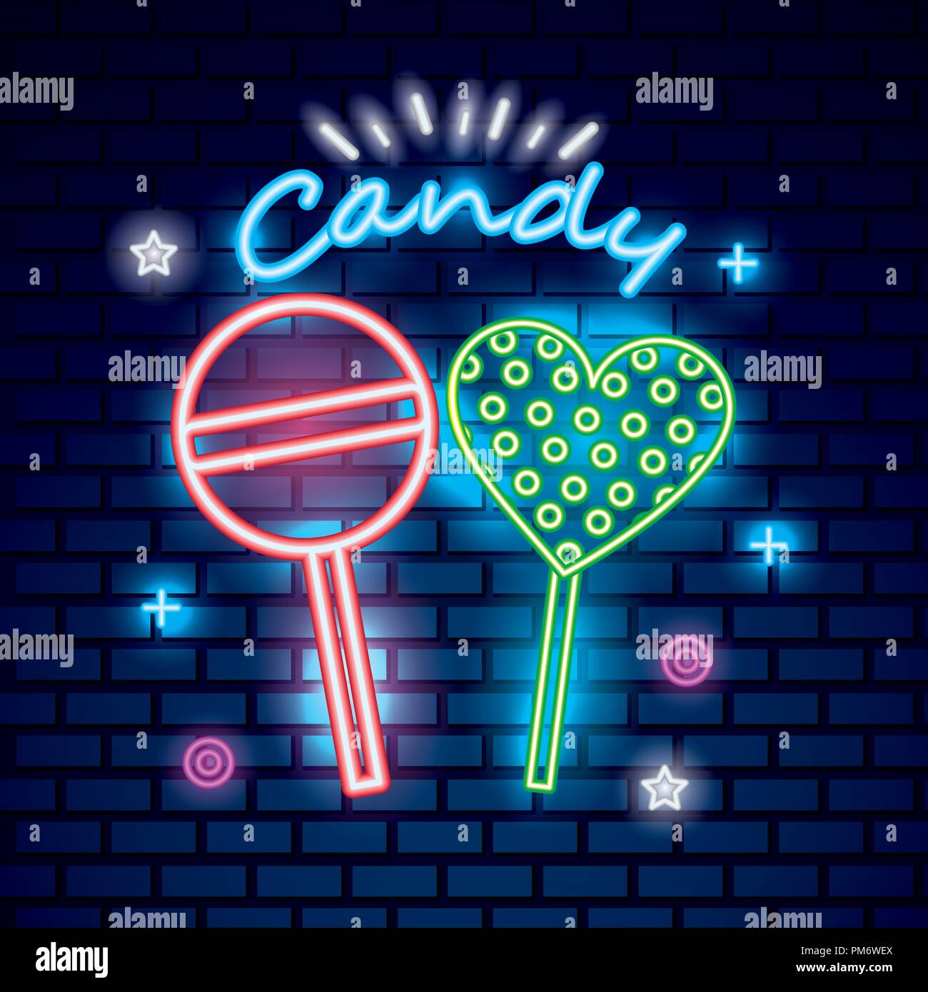 Lollipops shop Stock Vector Images - Alamy