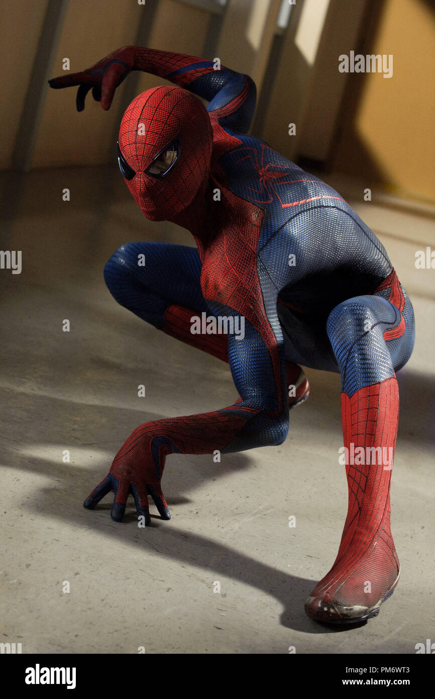 Andrew Garfield in, "The Amazing Spider-Man Stock Photo - Alamy