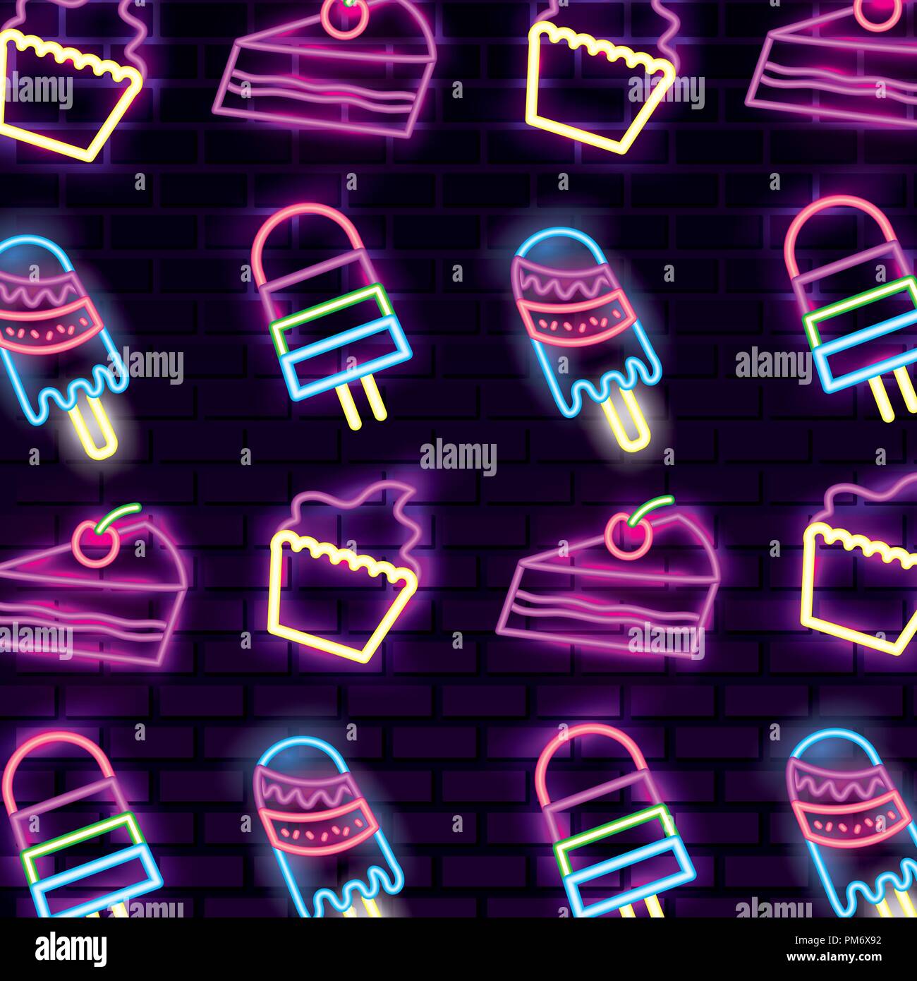 Candy sweets concept pink Stock Vector Images - Alamy