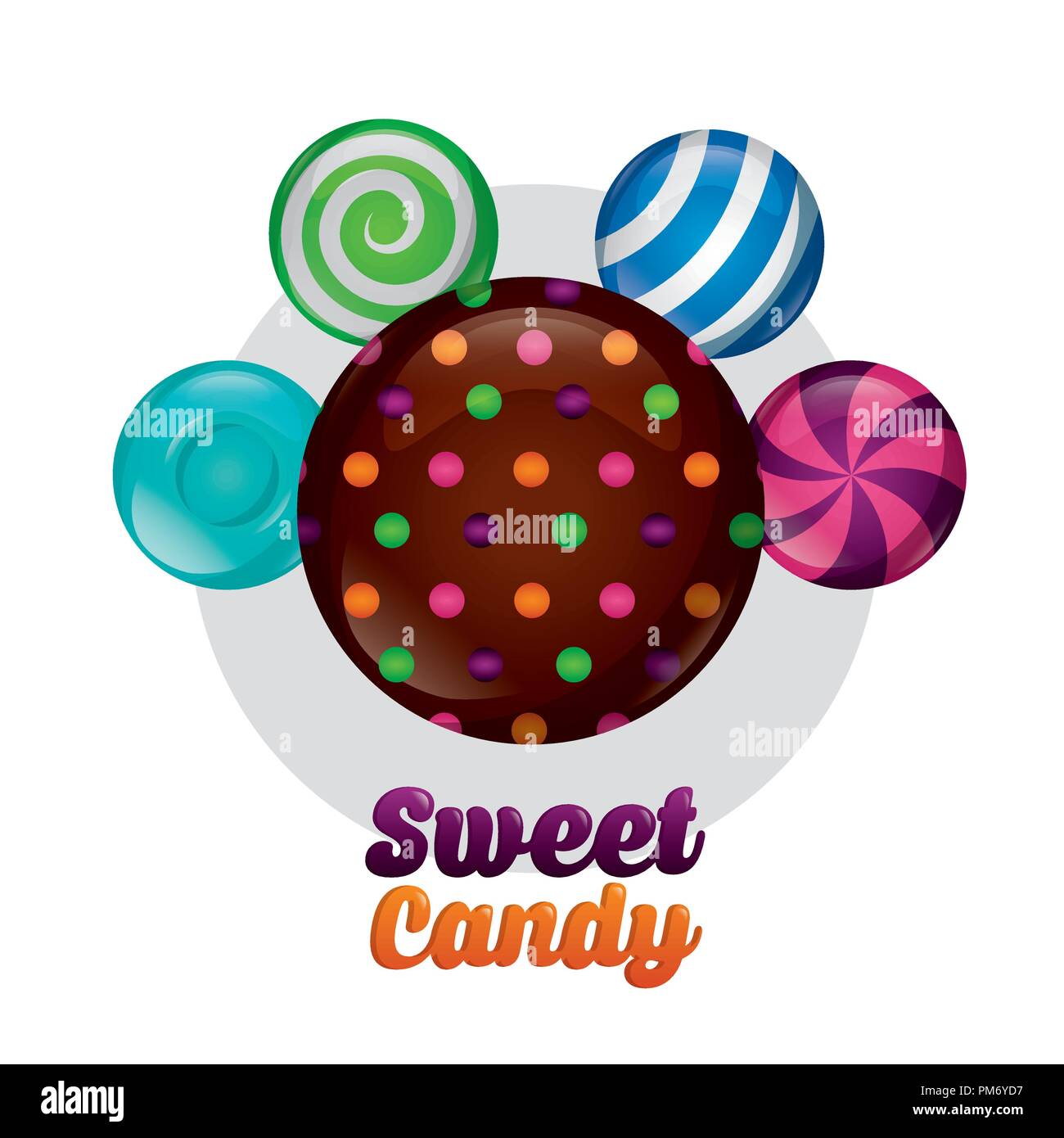sweet candy concept Stock Vector Image & Art - Alamy
