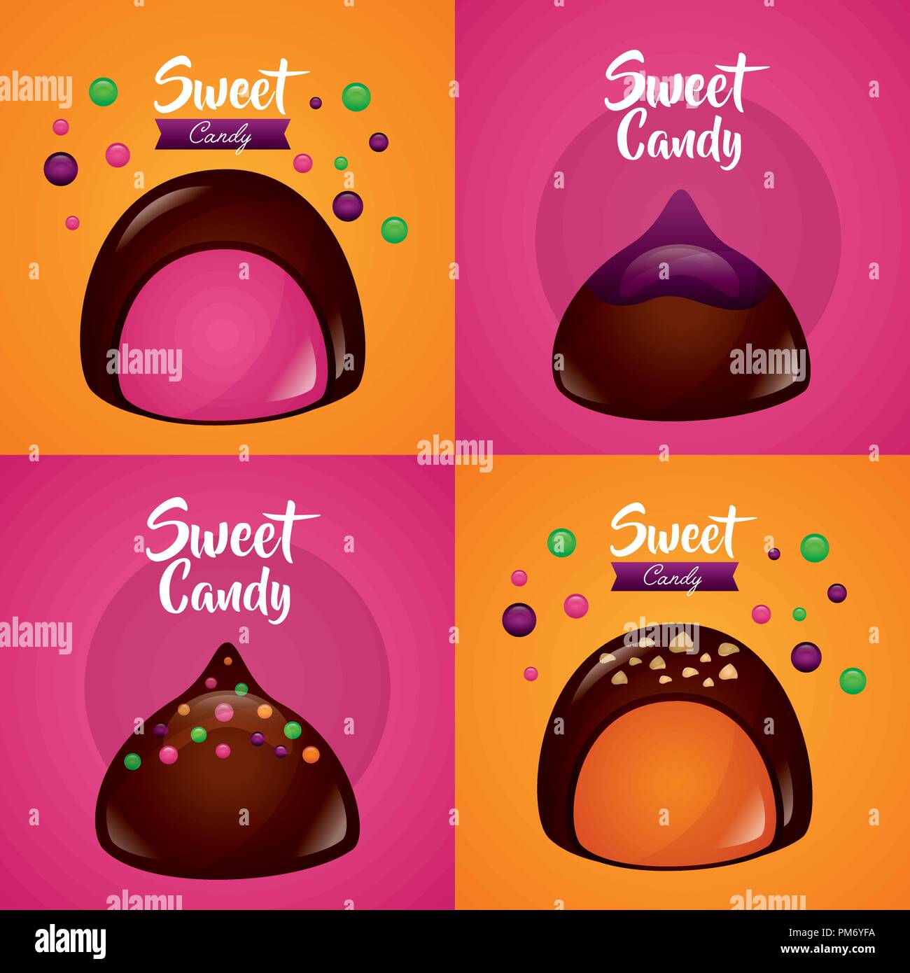 sweet candy concept Stock Vector Image & Art - Alamy
