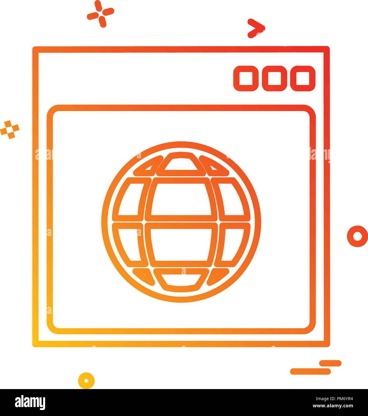 Web layout icon design vector Stock Vector Image & Art - Alamy