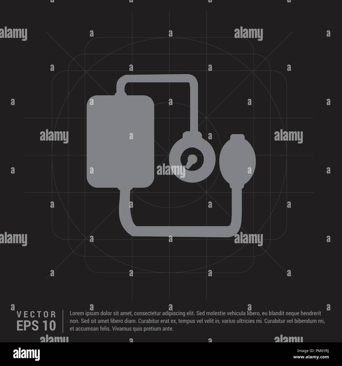 Contour medical mechanical tonometer icon Stock Vector Image & Art - Alamy