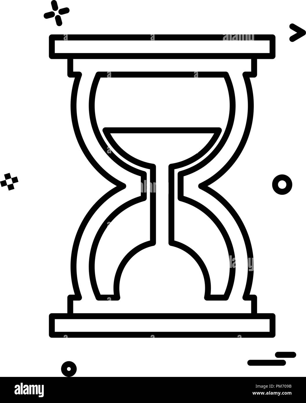 Wait icon design vector Stock Vector Image & Art - Alamy