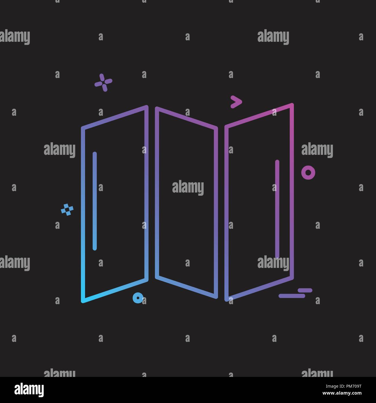 Map icon design vector Stock Vector Image & Art - Alamy