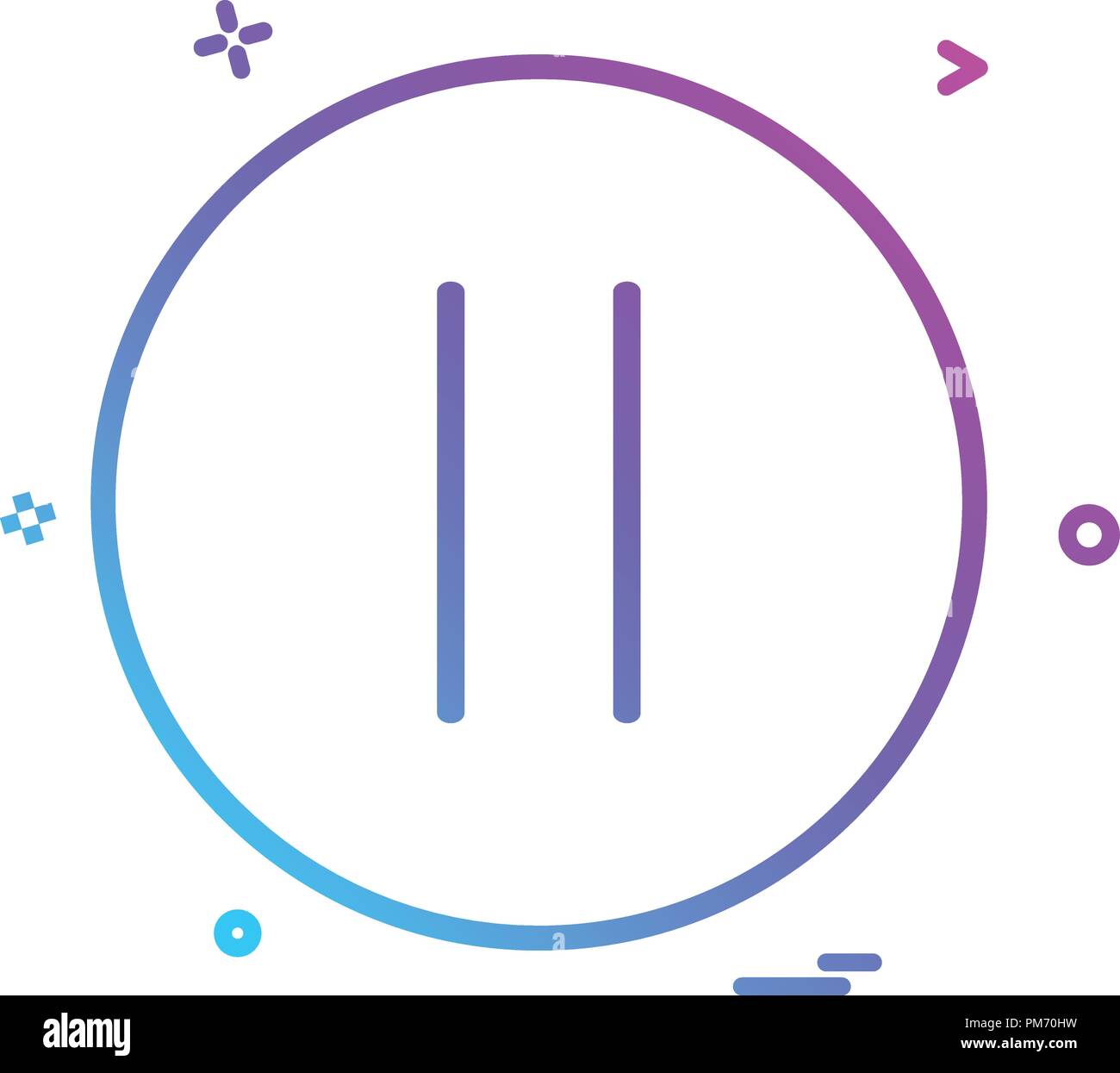 pause icon vector design Stock Vector Image & Art - Alamy
