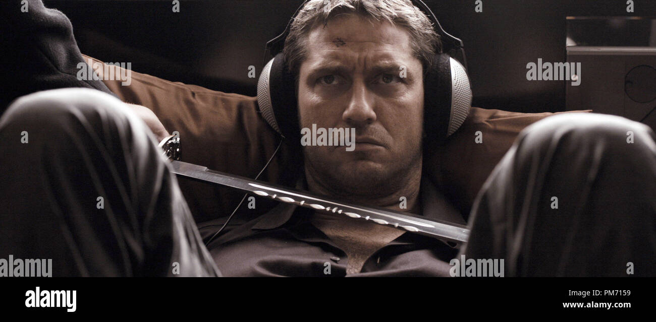 Film Still from "RocknRolla" Gerard Butler © 2008 Warner Brothers File ...